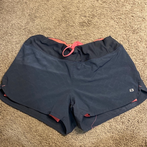 Layer 8 | Shorts | Gray Athletic Shorts With Hot Pink Undershorts ...